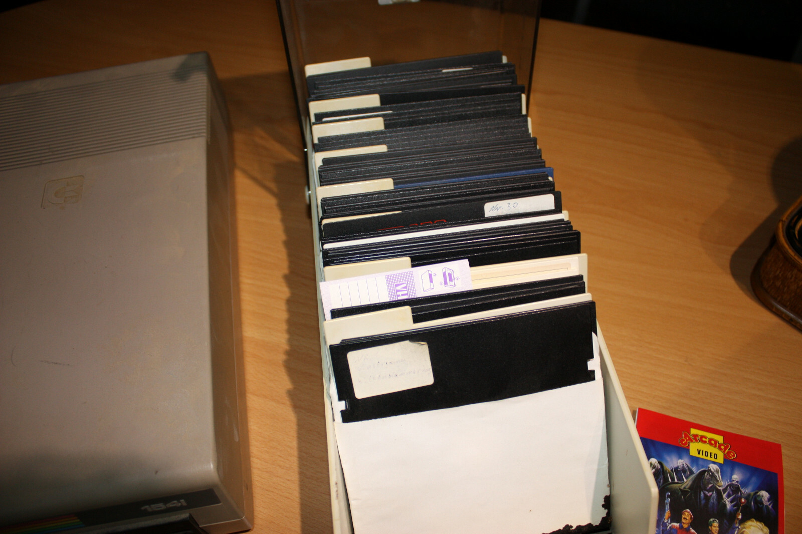 Commodore 1541 für C64 Floppy Disc Sammler inklusiver vieler Floppy ...