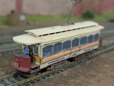 Kitbuilt Trolley Tram – OO Gauge Motorised and Working | eBay UK