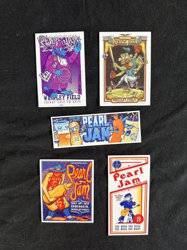 Pearl Jam Wrigley Field 2013 Concert Magnets (5 Pack) | eBay