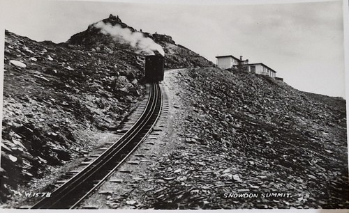 Snowdon Summit, Vintage Black & White Postcard | eBay UK