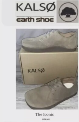 Kalso Earth Shoes Mens US 12 EU 55 FAROE LOKAH TAN Negative Heel ...