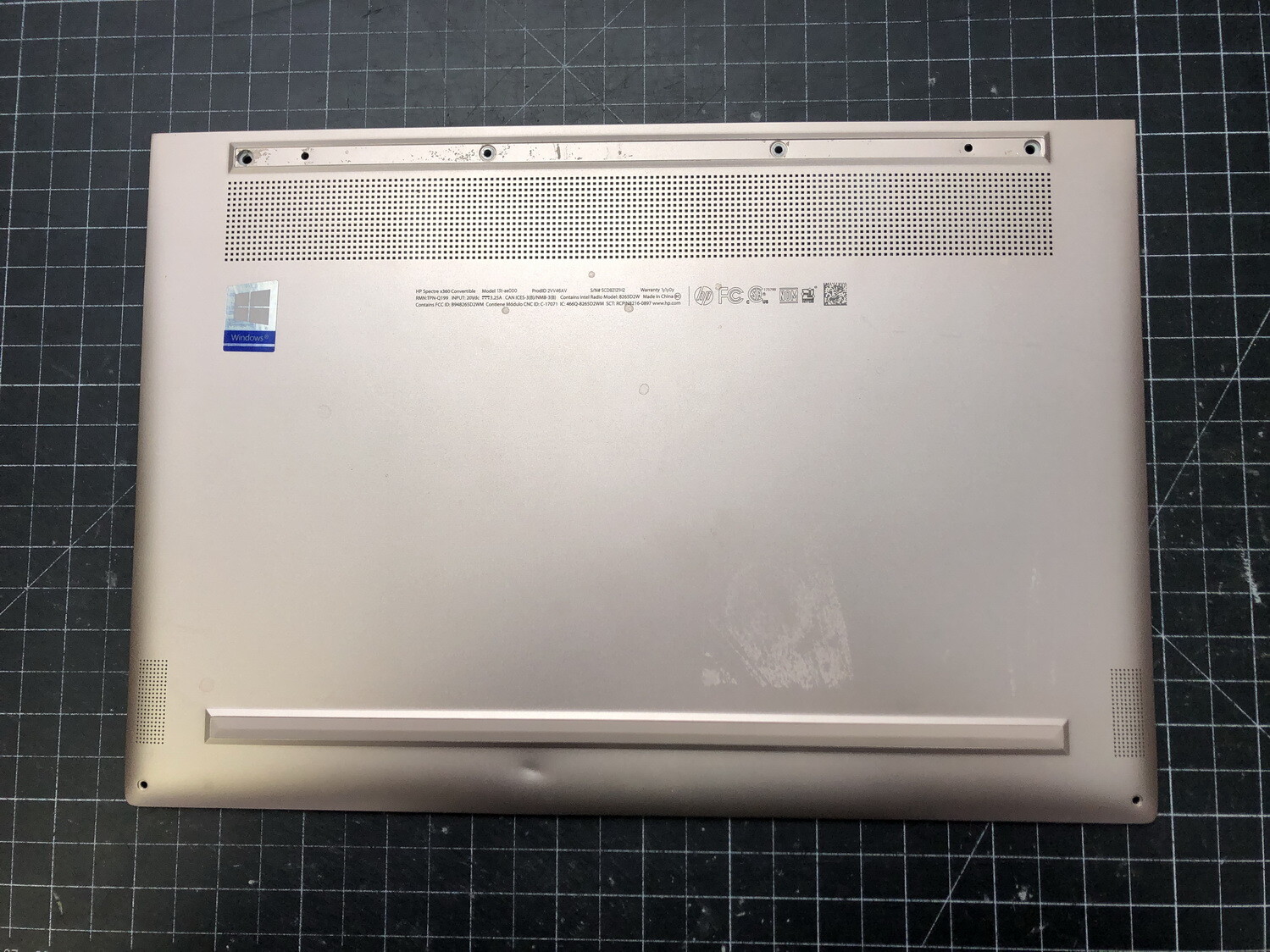 HP Spectre x360 13-AE 13t-AE 13.3 Bottom Case Cover Rose Gold ...