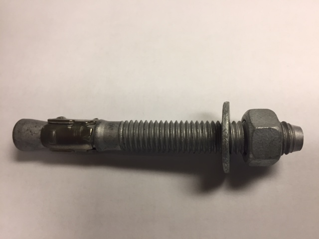 Box of 5 CONFAST 1/2 x 4-1/4 Galvanized Wedge Anchor tillescenter ...