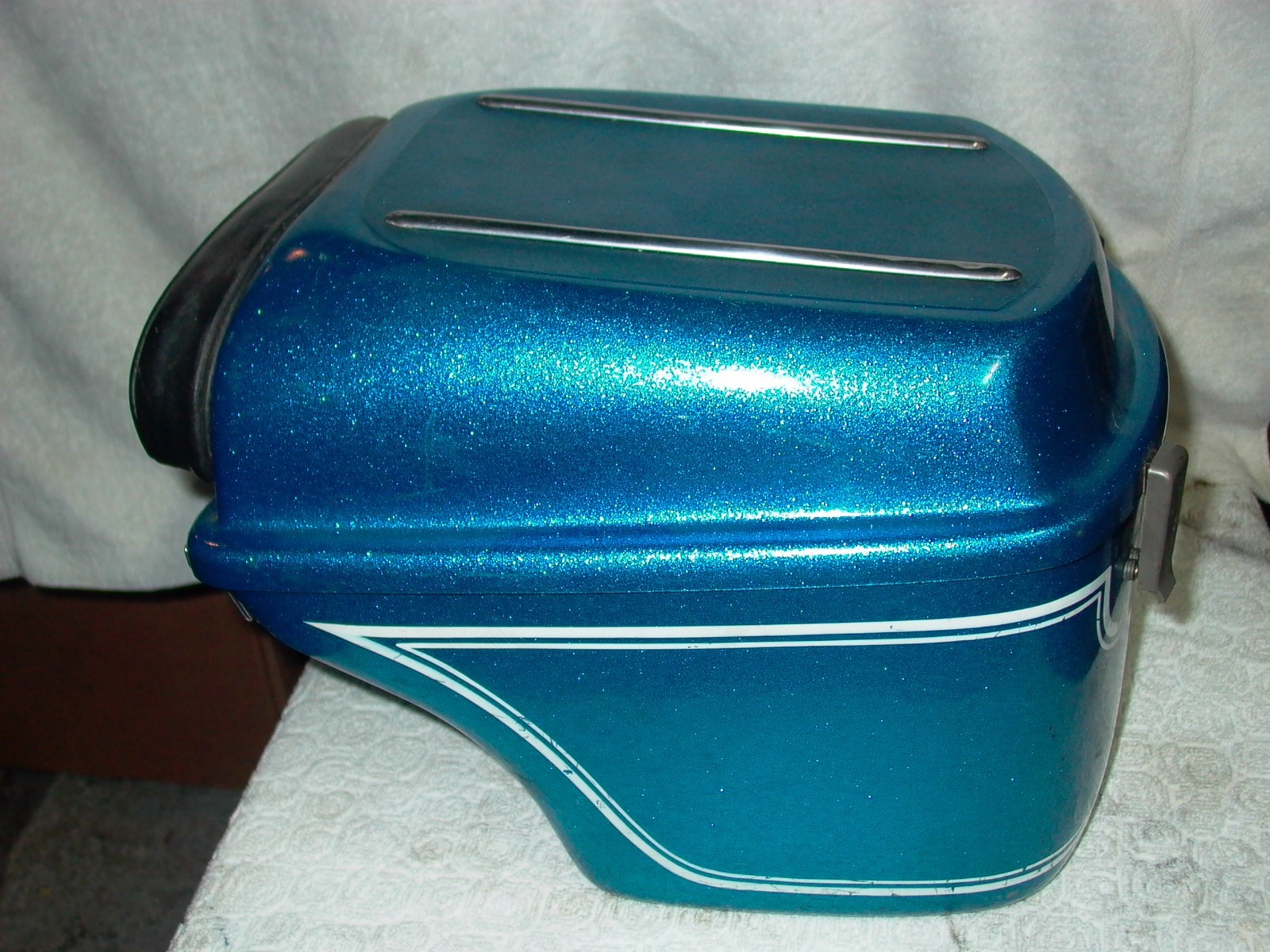 WIXOM Ranger #304 Blue Top Case Box Trunk Luggage w/ Backrest BMW ...