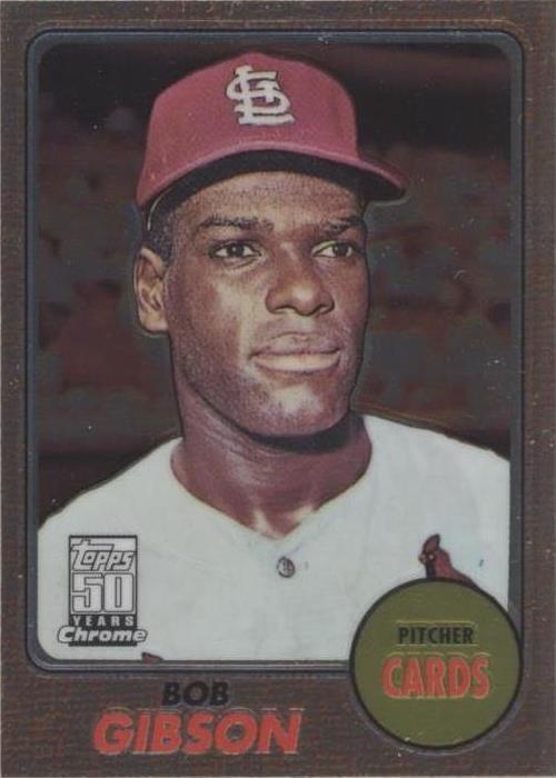 2001 Topps Chrome - Through the Years Reprints Bob Gibson #16 for sale ...