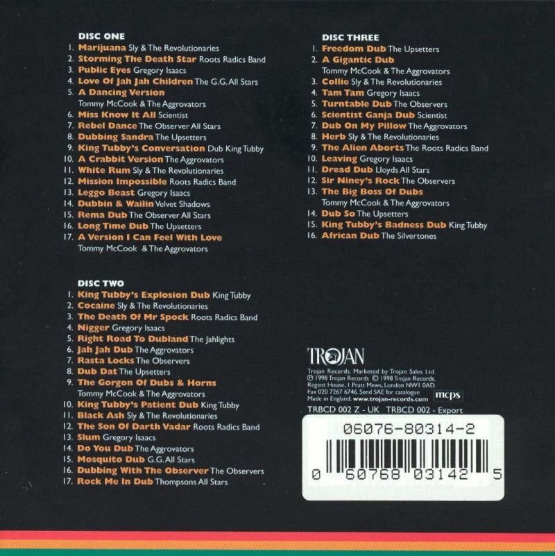 The Trojan Dub Box Set by Various Artists (CD, Trojan) for sale online ...