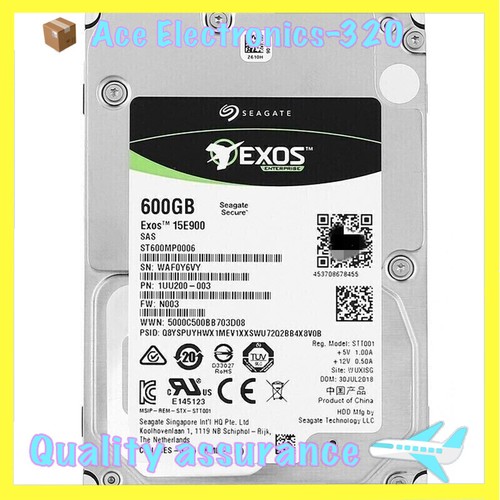 NEW ST600MP0006 SEAGATE 600GB 12Gbs 256MB 15K 2.5'' SAS Hard Drive 100% ...