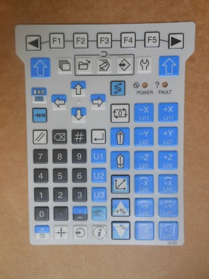 New FANUC GLS1 Teach Pendant Membrane Keysheet KeyPad Overlay | eBay