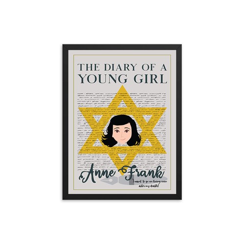 The Diary of a Young Girl by Anne Frank Book Poster | eBay