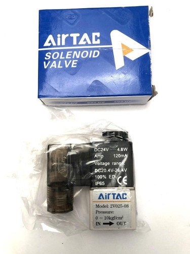 AirTAC 2V02508B 2V025-08 24VDC Solenoid Valve | eBay