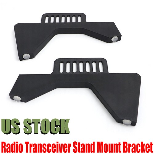 US 1 Set Black For Ham - CB Radio Transceiver Stand Mount Bracket Kit ...