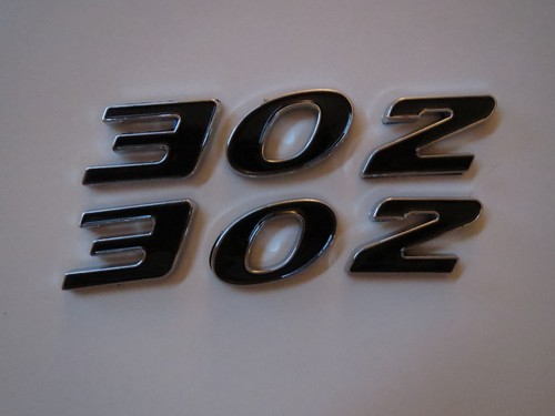 FORD 302 ENGINE ID HOOD SCOOP QUARTER TRUNK FENDER EMBLEMS - BLACK | eBay