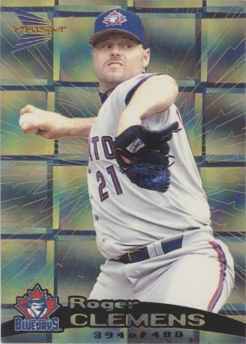 1999 Pacific Prism - Roger Clemens #147 Holographic Gold /480 for sale ...