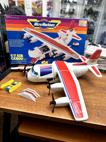 Vintage 1988 Galoob Micro Machines C-7 Air Cargo Action Playset with ...