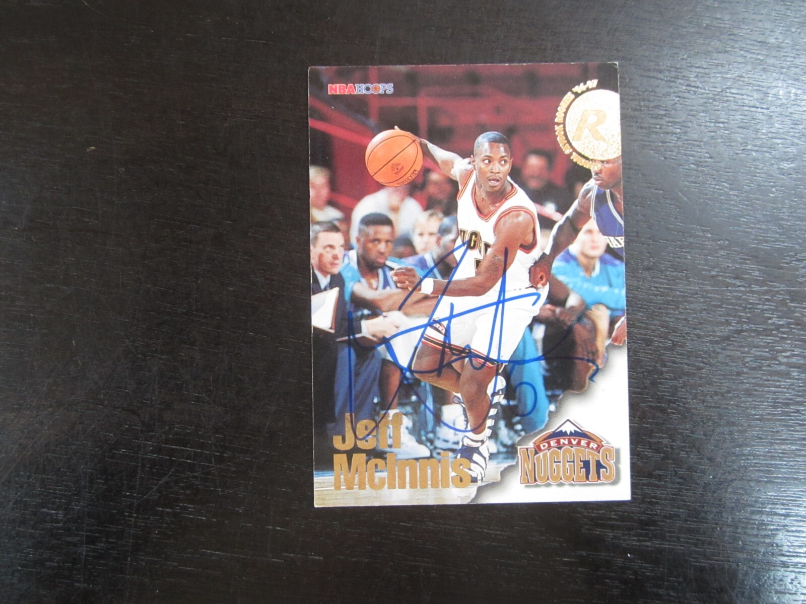 1997-98 NBA Hoops # 302 Jeff McInnis Autograph Signed Auto Card (B ...