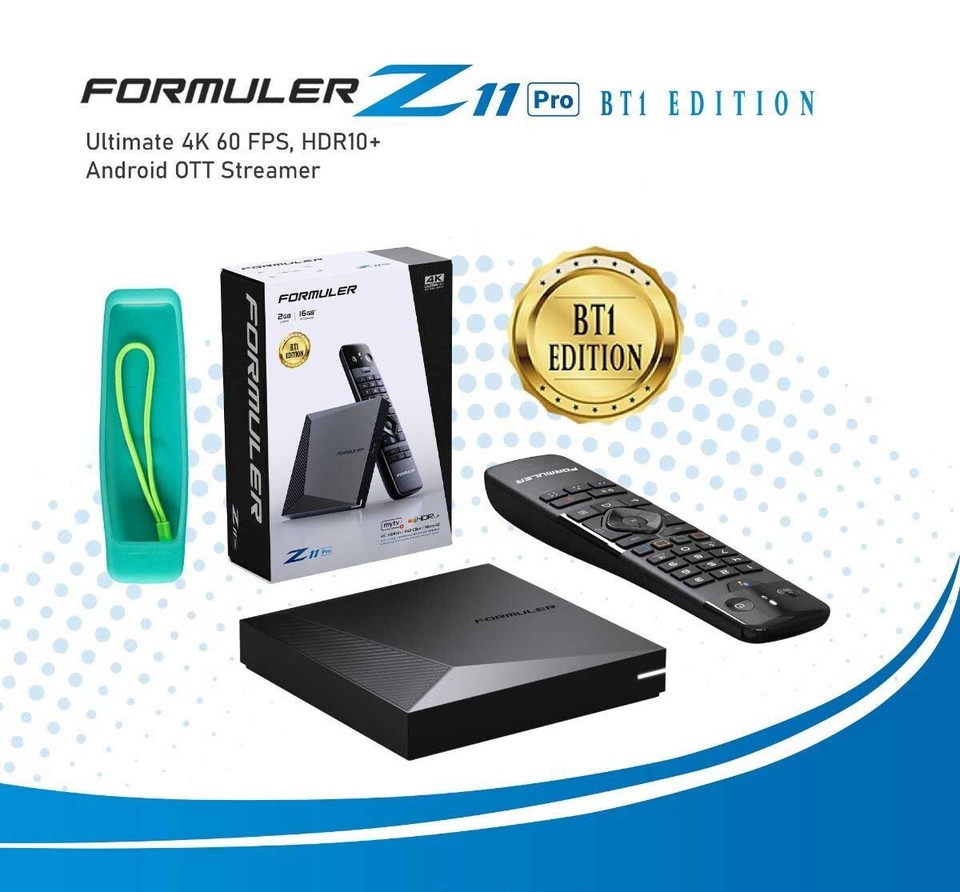 Formuler Z11 Pro MAX BT1 Edition Wireless AX 2x2 Gigabit LAN 4GB Ram ...
