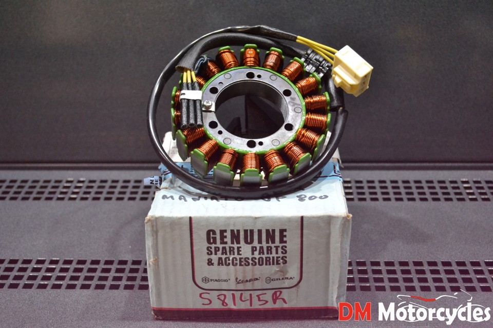 Piaggio genuine new gilera gp800 gp 800 staror generator assy pn 58145r ...
