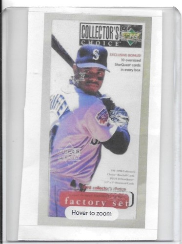 1998 COLLECTOR'S CHOICE SEALED FOCTORY SET + BONUS CARDS | eBay
