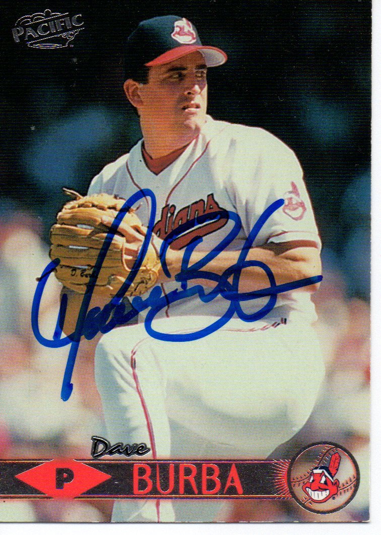 Dave Burba Cleveland Indians 1999 Pacific Signed Card | eBay