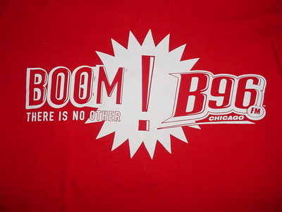 Radio Station B96 Chicago-Event Staff-Concert Band Bar Club Red T Shirt ...