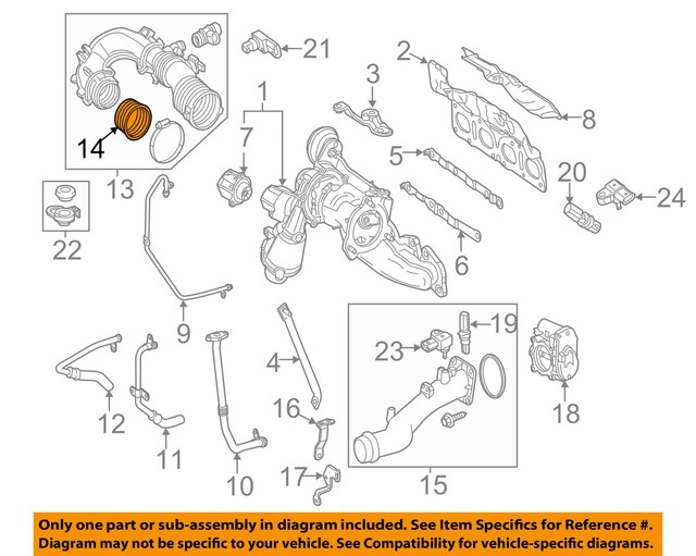 MERCEDES OEM 14-18 CLA250 2.0L-L4-Intake Manifold Seal 2700940151 | eBay
