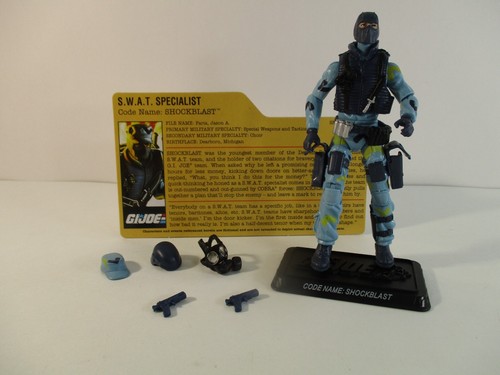 25TH ANNIVERSARY HASBRO G.I JOE COBRA SHOCKBLAST COMIC BATTLE PACK ...