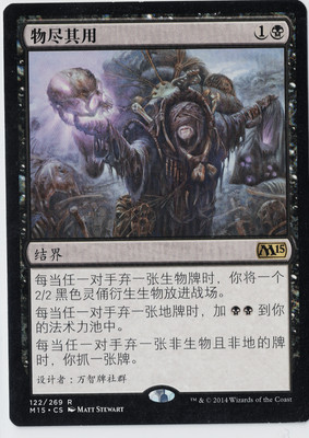Waste Not - Core Set 2015 (M15) - Magic The Gathering - MTG - Chinese ...