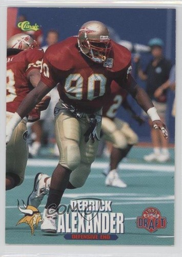1995 Classic NFL Draft Derrick Alexander #11 | eBay