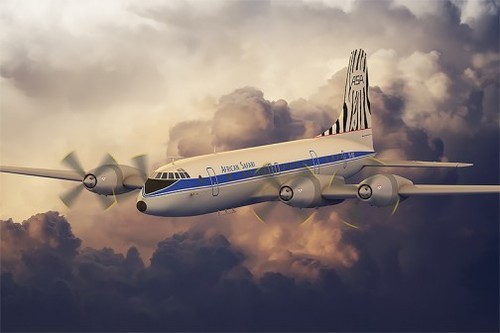 Roden Models 326 1:144 Bristol 175 Britannia African Safari Aircraft ...