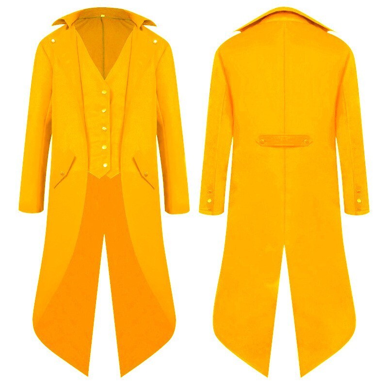 Men Medieval Tuxedo Dance Performance Steampunk Halloween Costume Retro ...