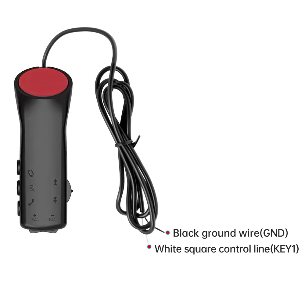 Car Steering Wheel Stalk Button Radio DVD GPS Remote Control Universal ...