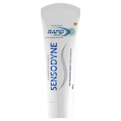 Sensodyne Sensitive Teeth Pain Rapid Relief Extra Fresh Toothpaste 100g ...
