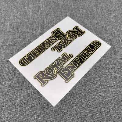 2Pcs Royal Enfield Bullet Constellation Continental Motorcycle Stickers ...