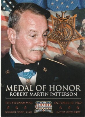 2012 AMERICANA MEDAL OF HONOR ROBERT MARTIN PATTERSON #3 TRADING CARD ...