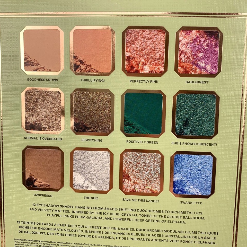 R.E.M. REM Beauty x Wicked Ozdust Eyeshadow Palette Glinda Elphaba New ...