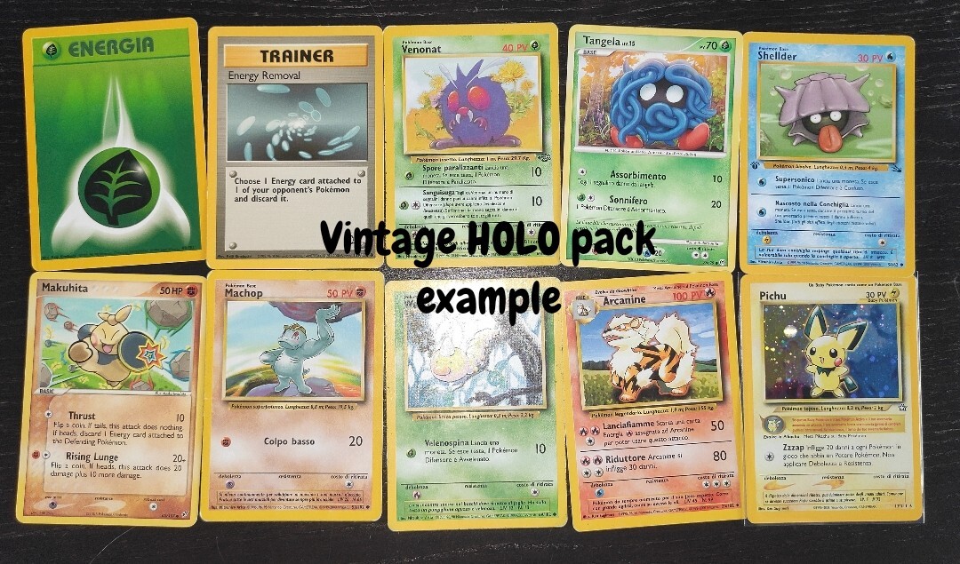 Lotto POKEMON VINTAGE PACK Charizard Goldstar Shining 1st Ed Set Base ...