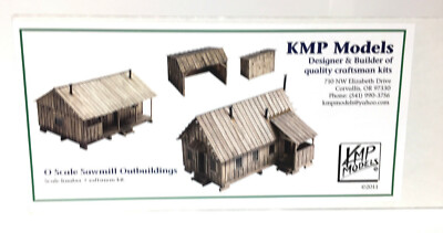 O scale Saw Mill Outbuildings Model Railroad Craftsman kit.Logging ...