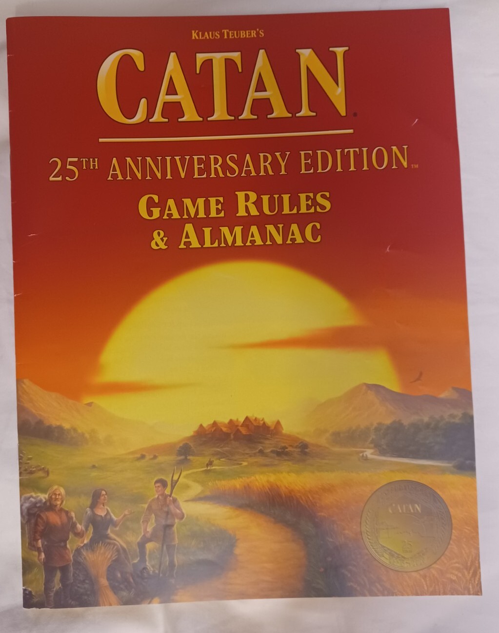 The Settlers of Catan Instruction Manual & Game Rules. 25th Anniversary ...