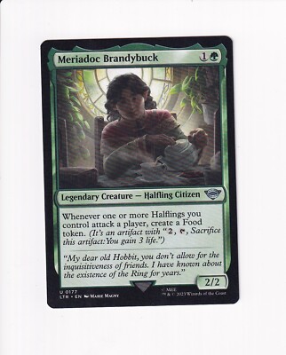 2023 MTG MAGIC THE GATHERING LORD OF THE RINGS LOTR MERIADOC BRANDYBUCK ...