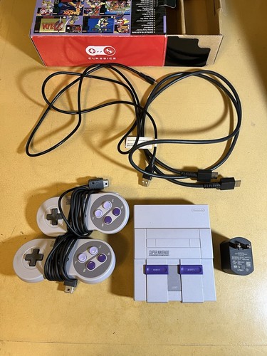 Super Nintendo SNES Mini Classic Edition CLV-201 Soft Modded With Extra ...
