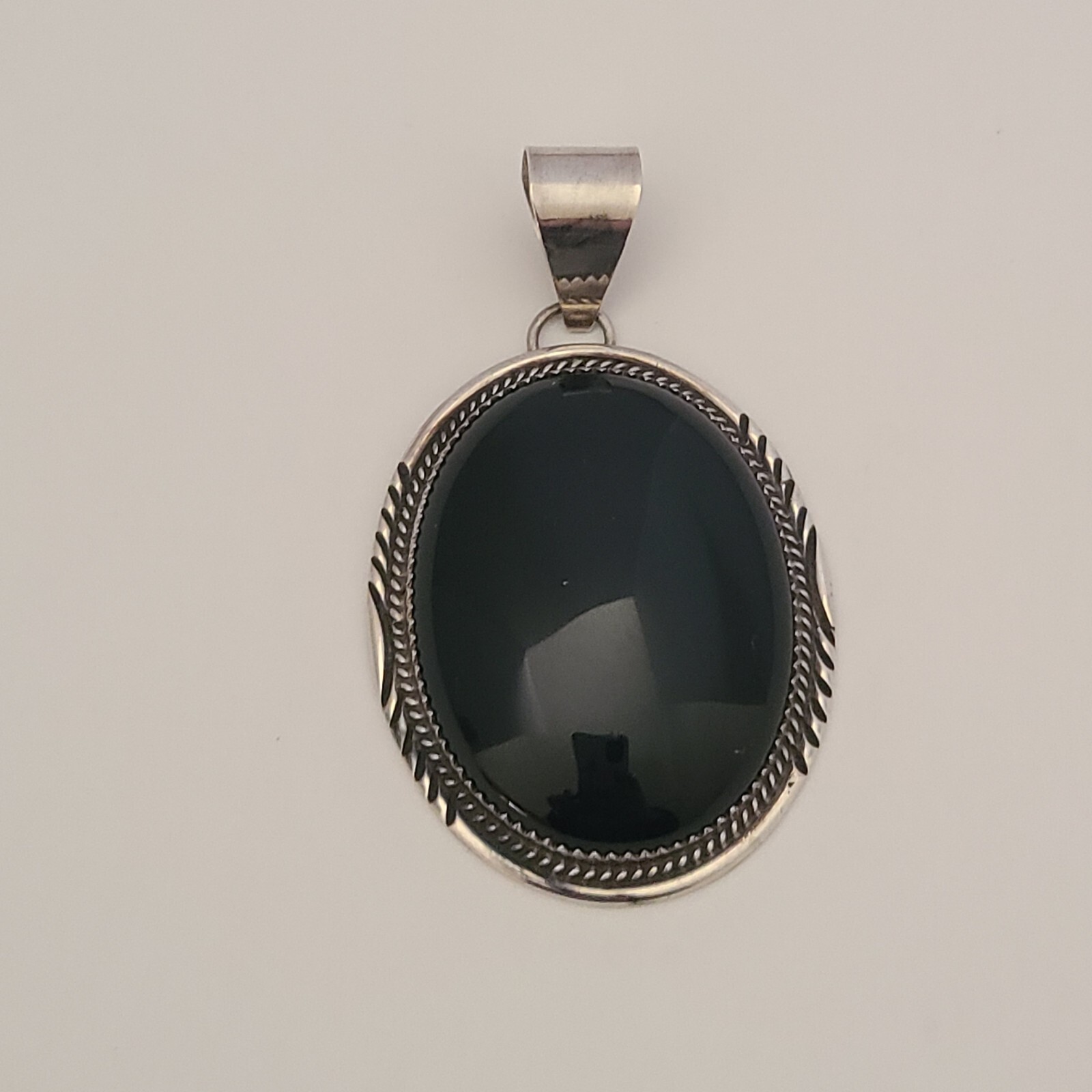 RARE VINTAGE HERMAN LEE NAVAJO STERLING SILVER LARGE … - Gem