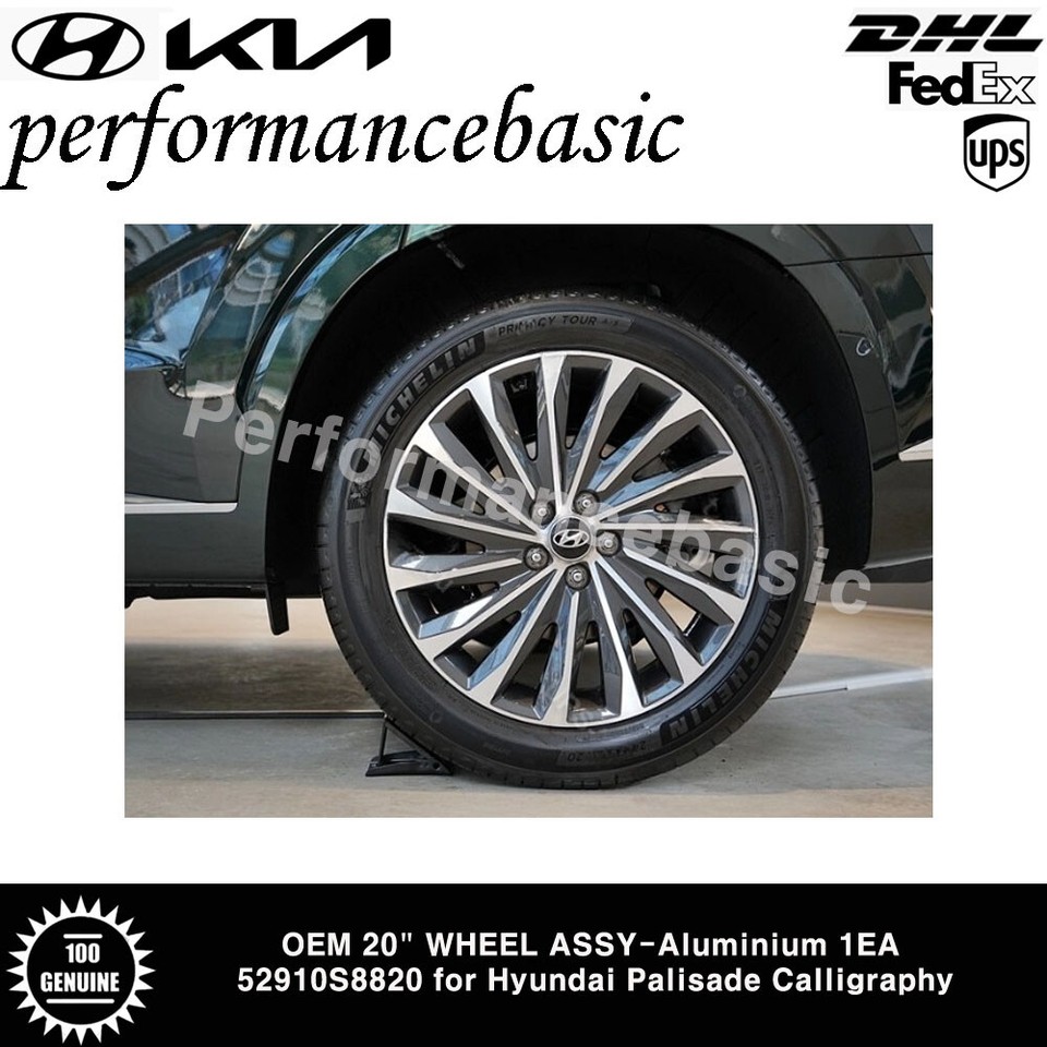 Genuine OEM 20" WHEEL ASSY-Aluminium 52910S8820 for Hyundai Palisade ...