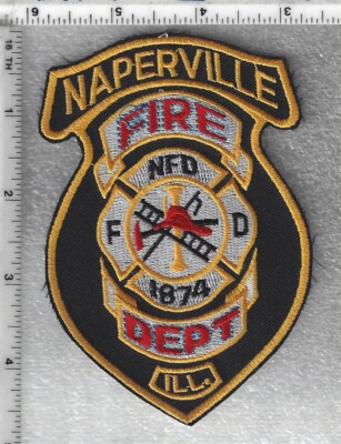 Naperville Fire Department (Illinois) Shoulder Patch | eBay