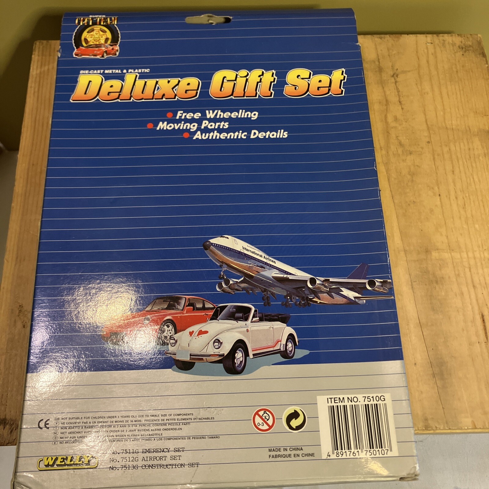 Welly Deluxe Gift Set International Airport No.7512G Airport Set IL28 ...