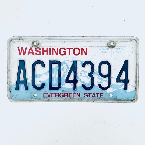 United States Washington Evergreen State Passenger License Plate ...