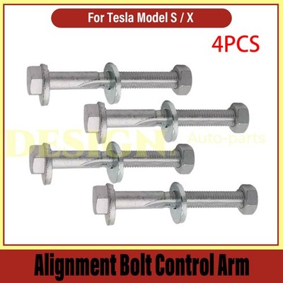 4Pcs Front Lower Control Arm Cam Bolt Assy fit for Tesla Model S X ...