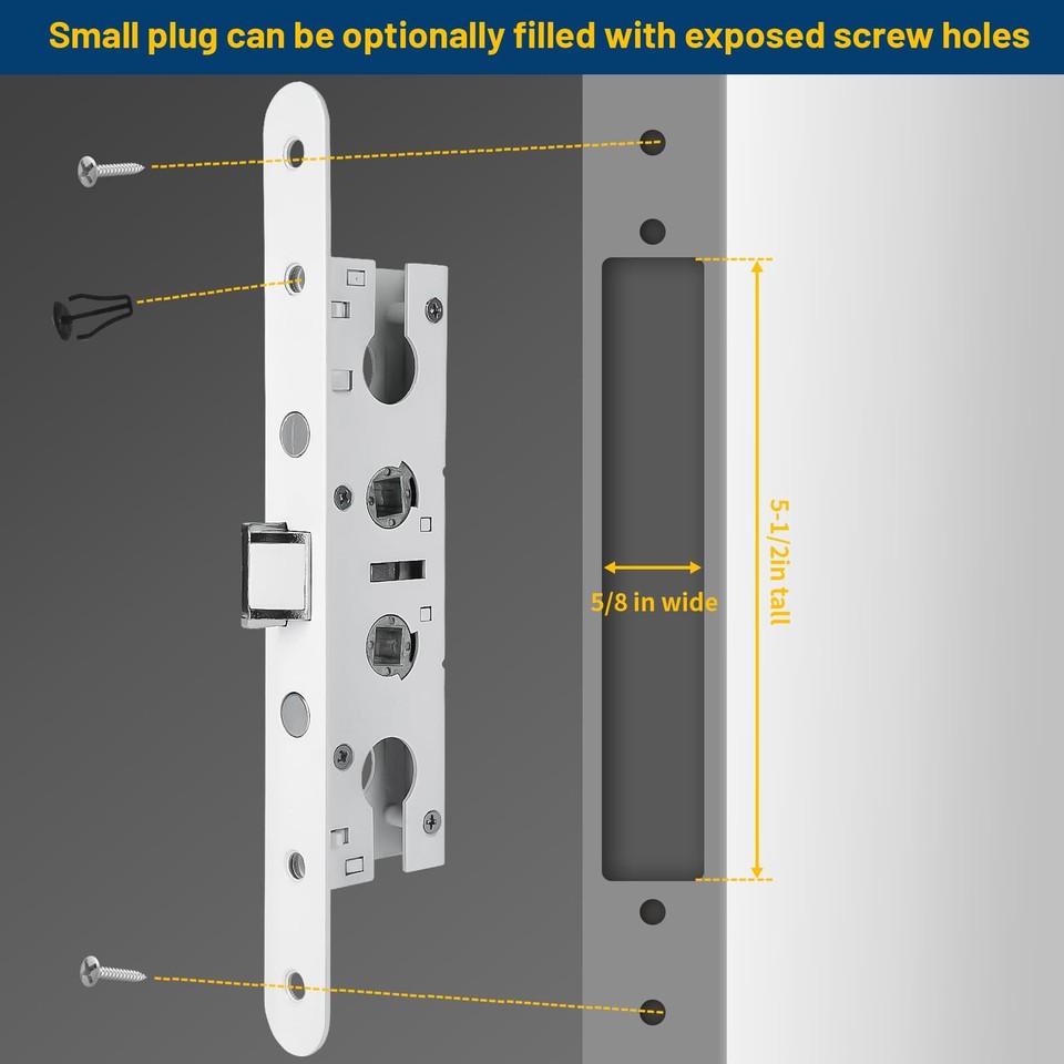 2 Point Bolt Mortise Lock Used for Pella Storm Door Handle Set, Storm ...