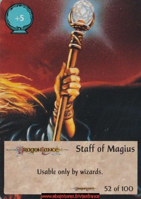 Staff of Magius #52 [Dragonlance] Spellfire ENG CCG | eBay