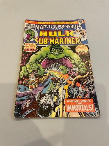 1975 Marvel Comics Super-Heroes Hulk and Sub-Mariner #55 As Is See Pics | eBay
