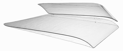 Vintage Holden FB EK 1960-62 Station Wagon Rear Quarter Window Pair (2/ ...